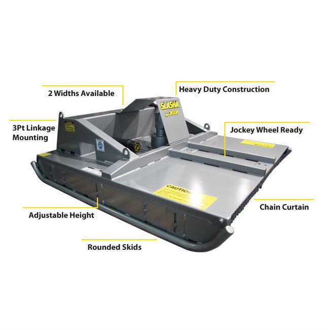 Digga 1800mm Wide Slasher - Suit Tractors – Digging Bits